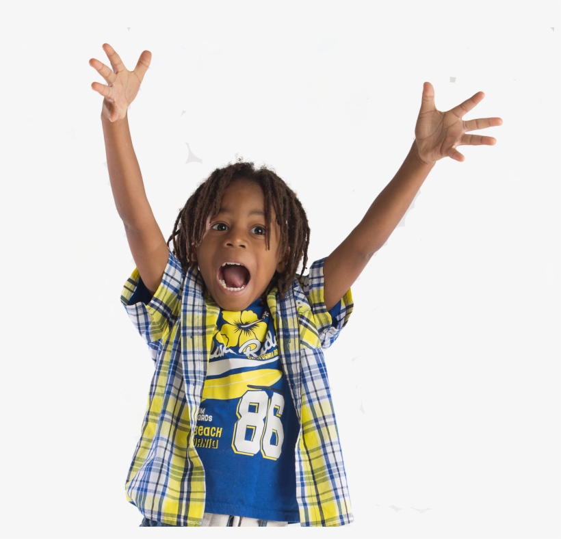 Celebrating Pre-k Boy - Excited Child PNG Image | Transparent PNG Free ...