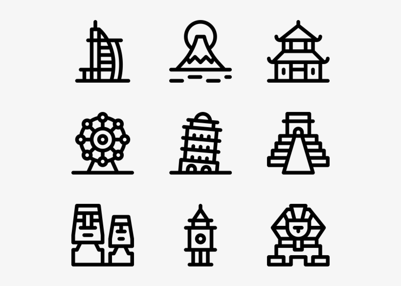 Landmark Monuments - Product Management Icon PNG Image | Transparent ...
