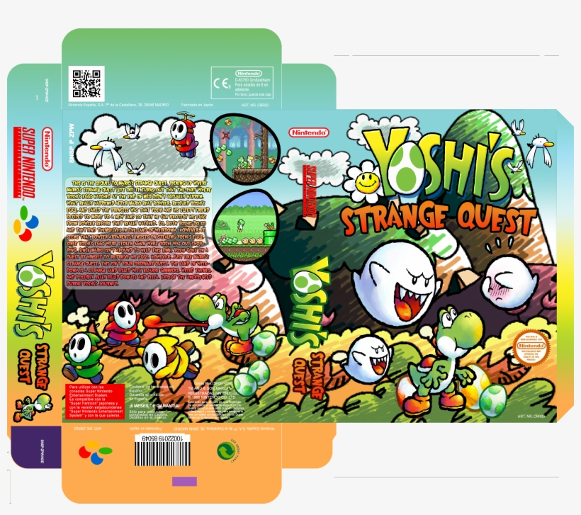My "yoshi's Strange Quest" Custom Box - Cartoon PNG Image | Transparent ...
