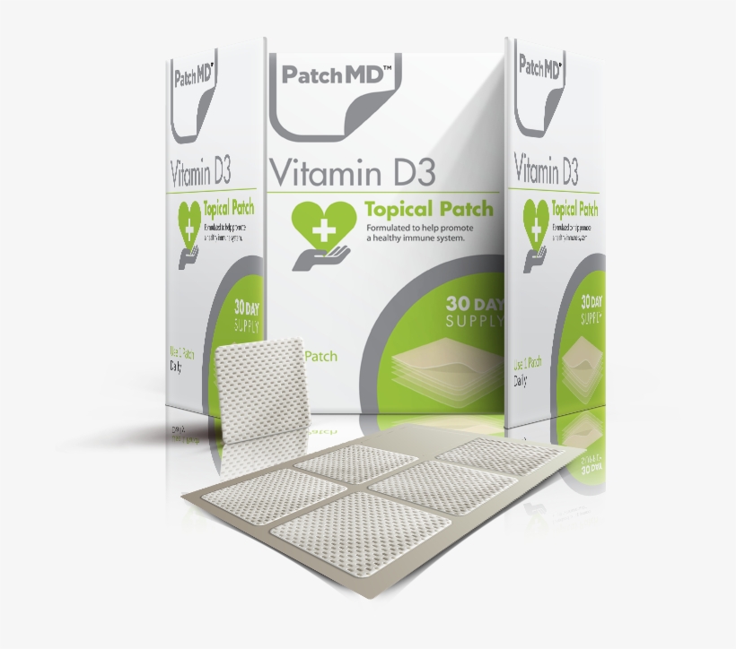 Download Patchmd Vitamin D3 Topical Patch - Vitamin Patches | Transparent PNG Download | SeekPNG