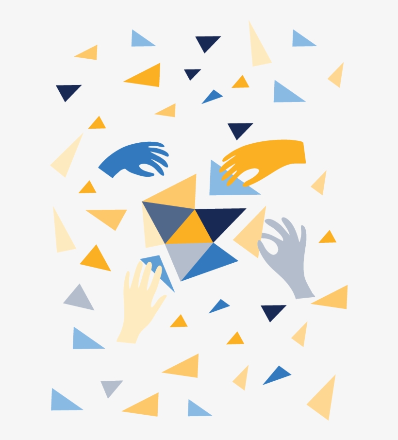 Groupm Collaboration Illustration Cmyk PNG Image | Transparent PNG Free ...