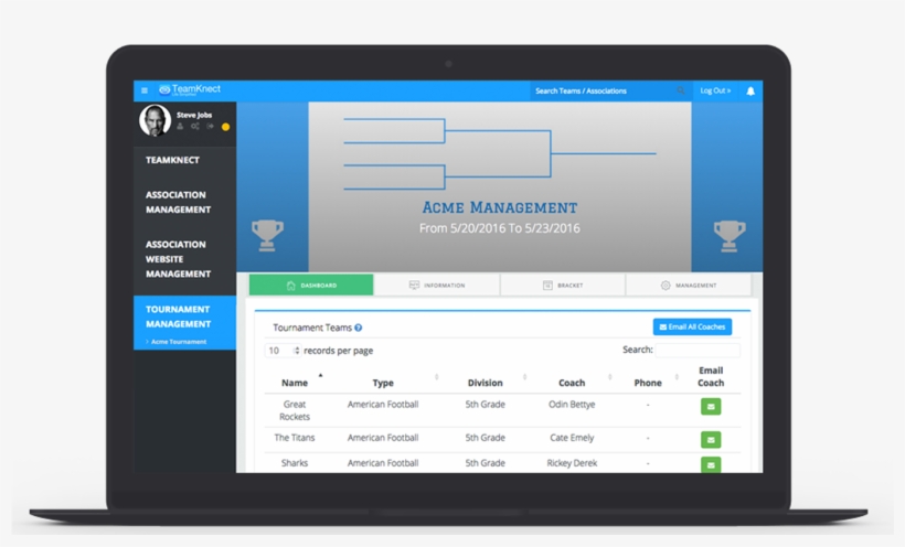 Easy Tournament Management For Any Sport - Computer Icon PNG Image ...