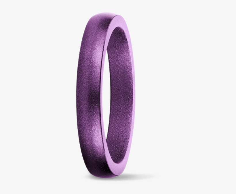 Purple Metallic Silicone Stackable PNG Image | Transparent PNG Free ...
