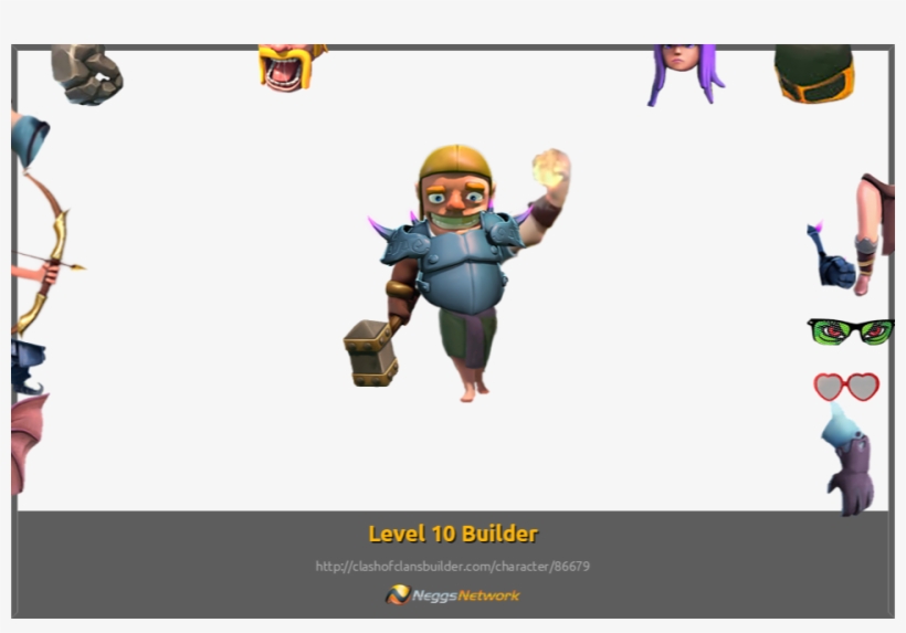 Level 10 Builder Character - Cartoon PNG Image | Transparent PNG Free ...