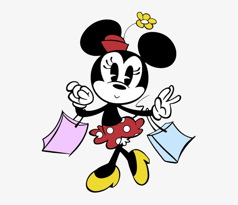 Shopping Clipart Mickey Mouse - Shopping Disney PNG Image | Transparent ...