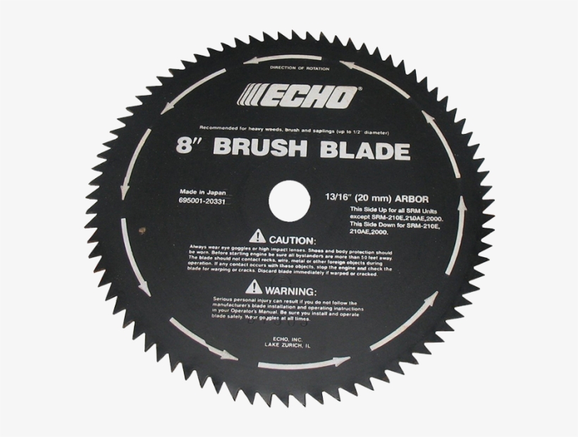 Echo Brush Cutter Blades - Lame 80 Dents Pour Debroussailleuse PNG ...
