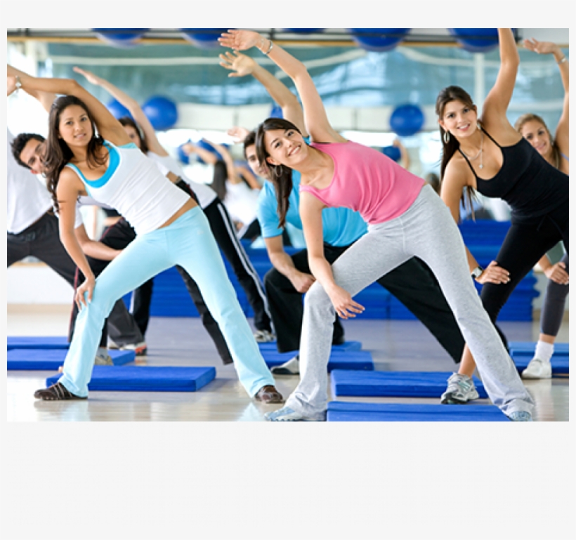 Group Exercise Class At The Y - Showing Different Activities Of A ...