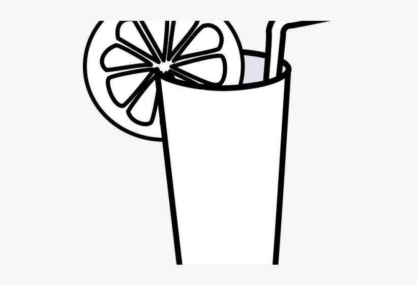 Drawn Glass Fruit Juice - Juice Black And White PNG Image | Transparent ...