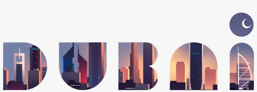 Dubai Skyline Letters - Dubai Images Png PNG Image | Transparent PNG ...
