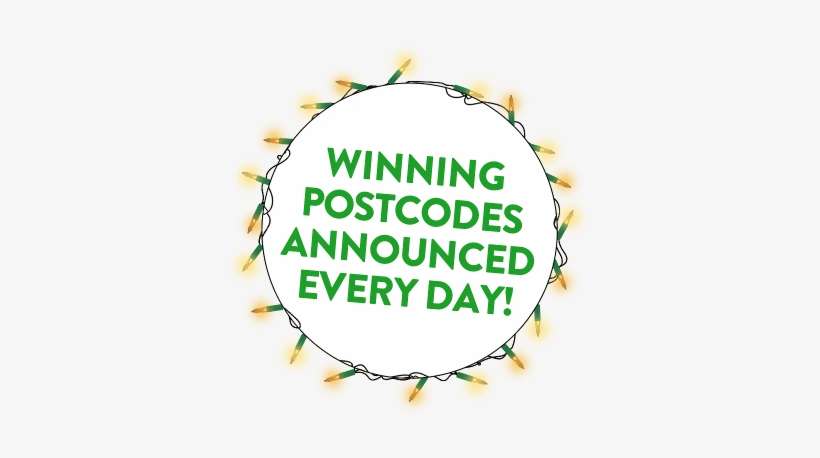 Ambassadors Winning Postcodes Announced Every Day - Postcodes In The ...