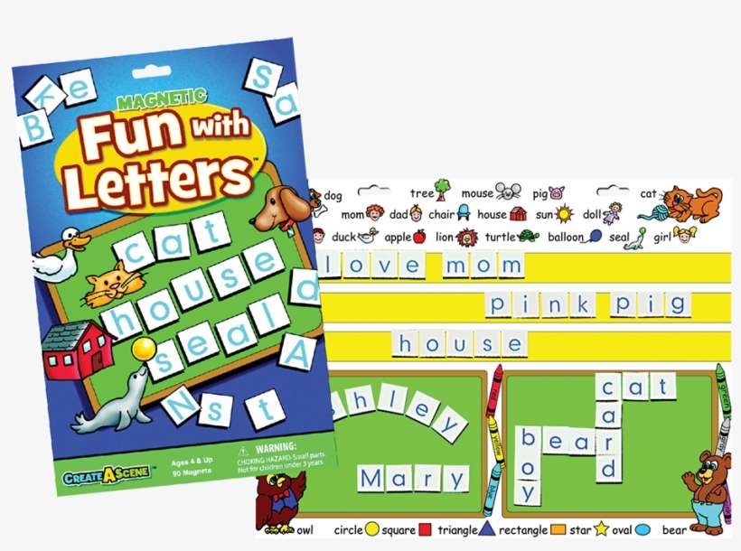 Magnetic Fun With Letters™ - Letter PNG Image | Transparent PNG Free ...
