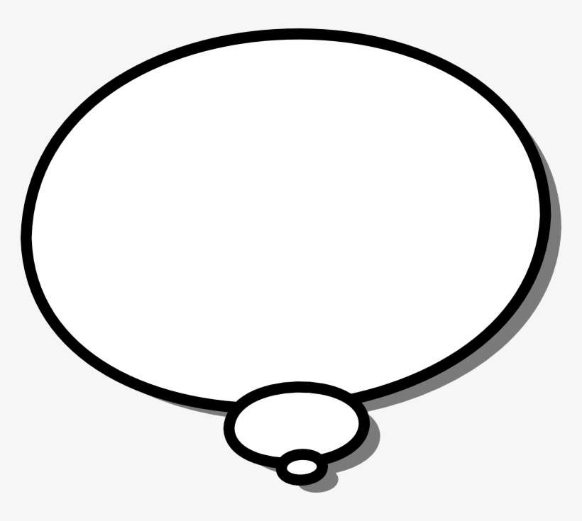 Thinking, Shapes, Thought, Shape, Ellipses, Ellipse - Speech Bubble ...