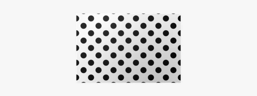 White Background With Black Polka Dots Poster • Pixers® - Polka Dot PNG ...