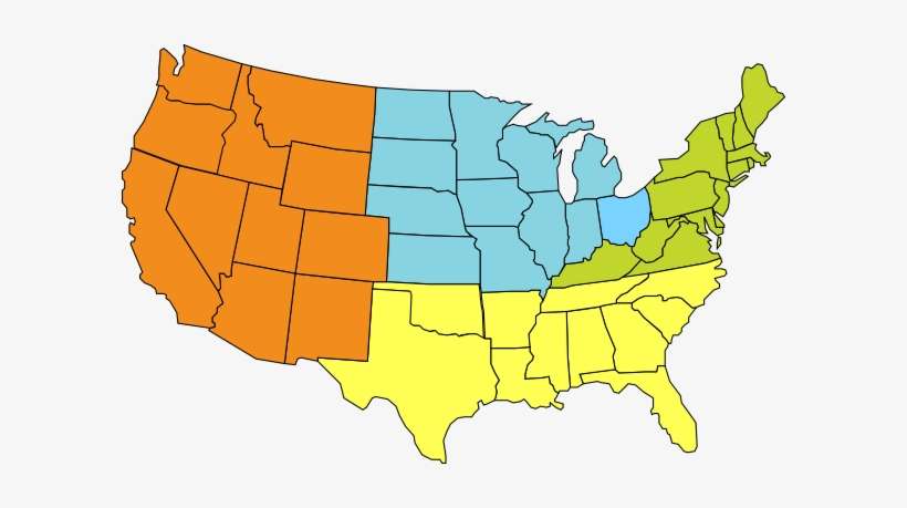 Four - Region Clipart PNG Image | Transparent PNG Free Download on SeekPNG