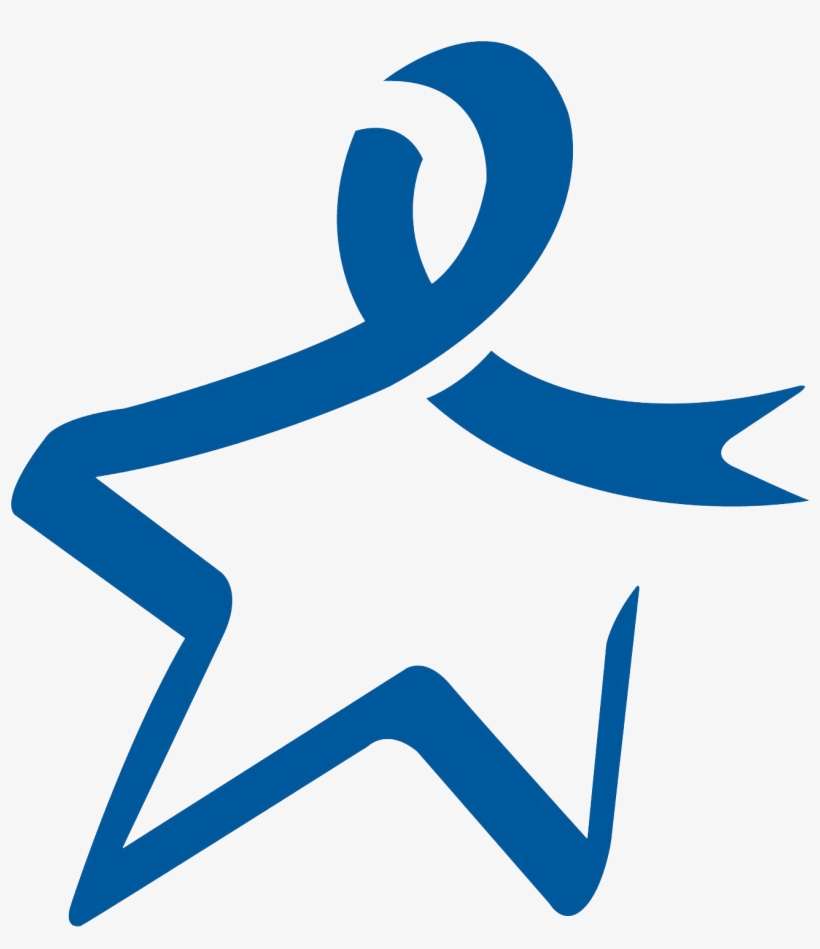 Colon Cancer Ribbon Png - Colon Cancer Ribbon Star PNG Image ...