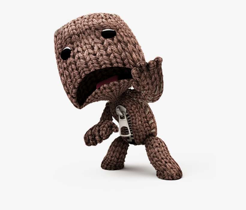 Sackboy Scared - Little Big Planet Scared PNG Image | Transparent PNG ...