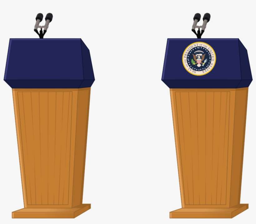 Clip Podium Drawing Animated - Cartoon President At A Podium PNG Image ...