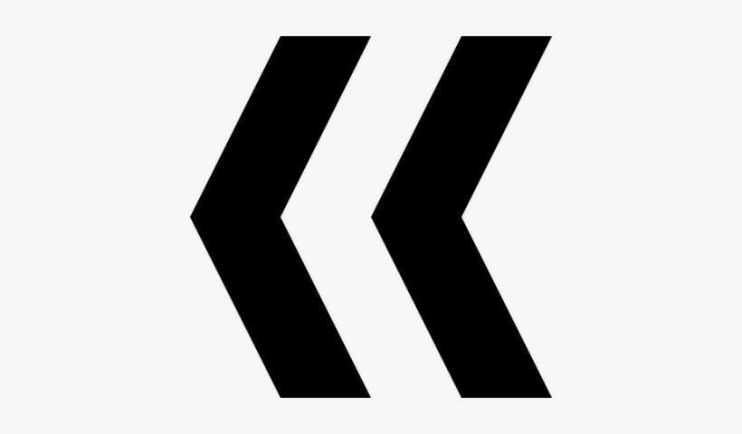 Download Double Arrow Pointing Left Direction Vector | Transparent PNG ...