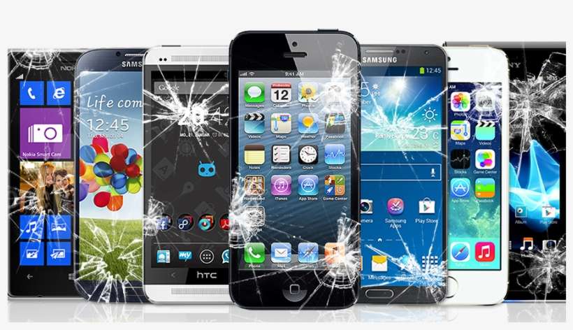 Broken Phones - Mobile Repairing Png Logo PNG Image | Transparent PNG ...