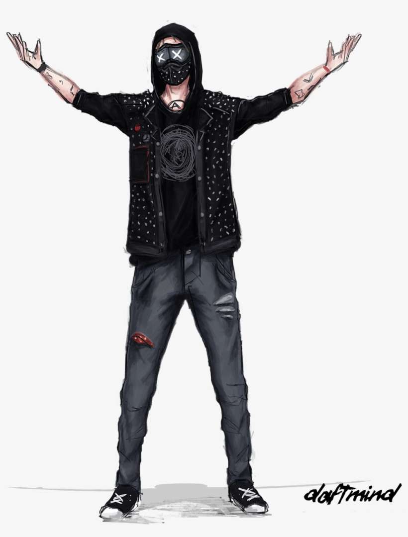 Quick Doodle Of Wrench From Watch Dogs 2 He Is Really - Video Game PNG ...