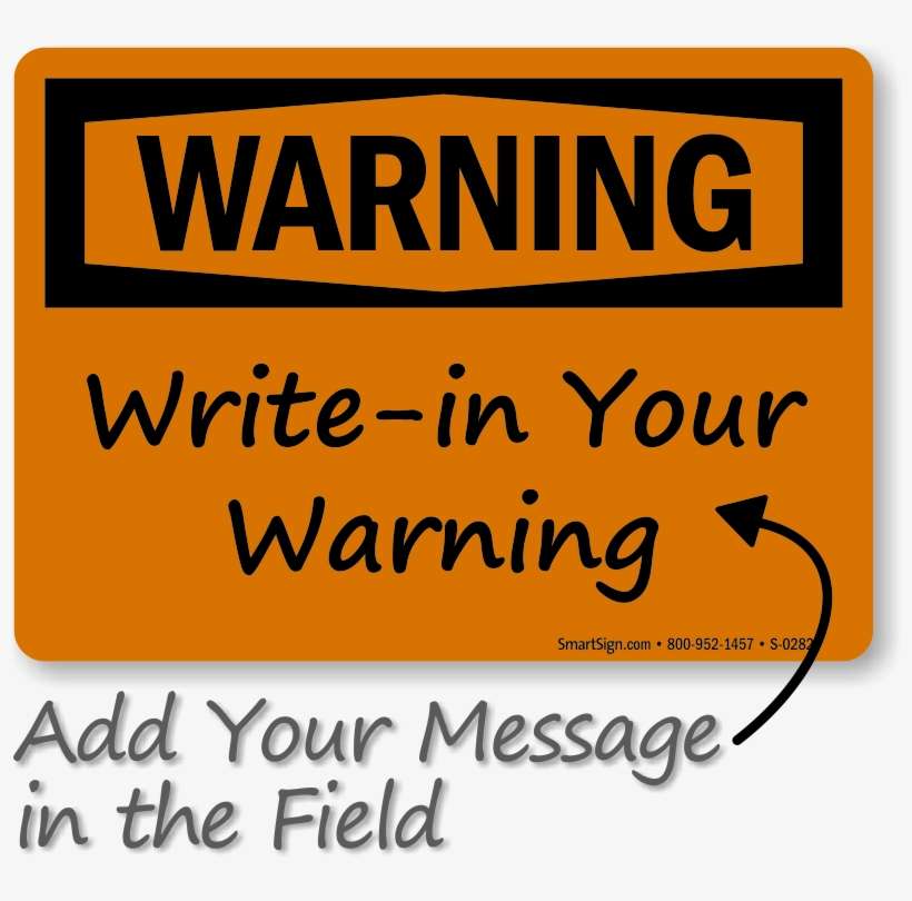 Osha Warning Sign - Warning Sign Blank PNG Image | Transparent PNG Free ...