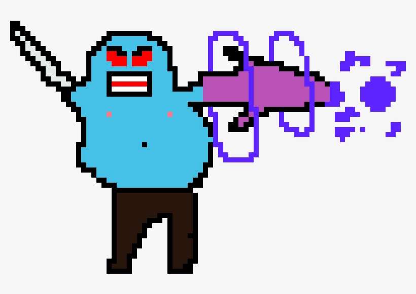 The Angry Fat Man - Fat Man Pixel Art PNG Image | Transparent PNG Free ...