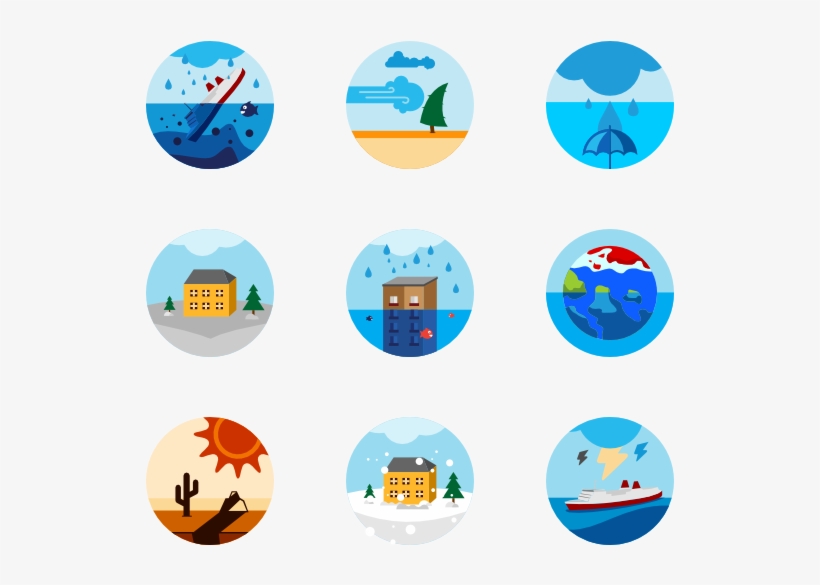 Download Disasters - Natural Disaster Icons Transparent | Transparent ...