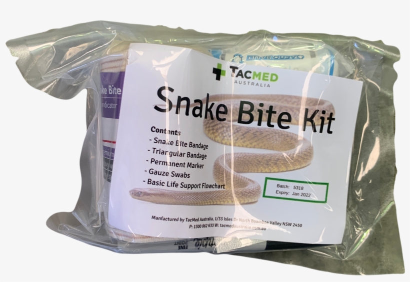 Download Tacmed Snake Bite Kit - Bag | Transparent PNG Download | SeekPNG