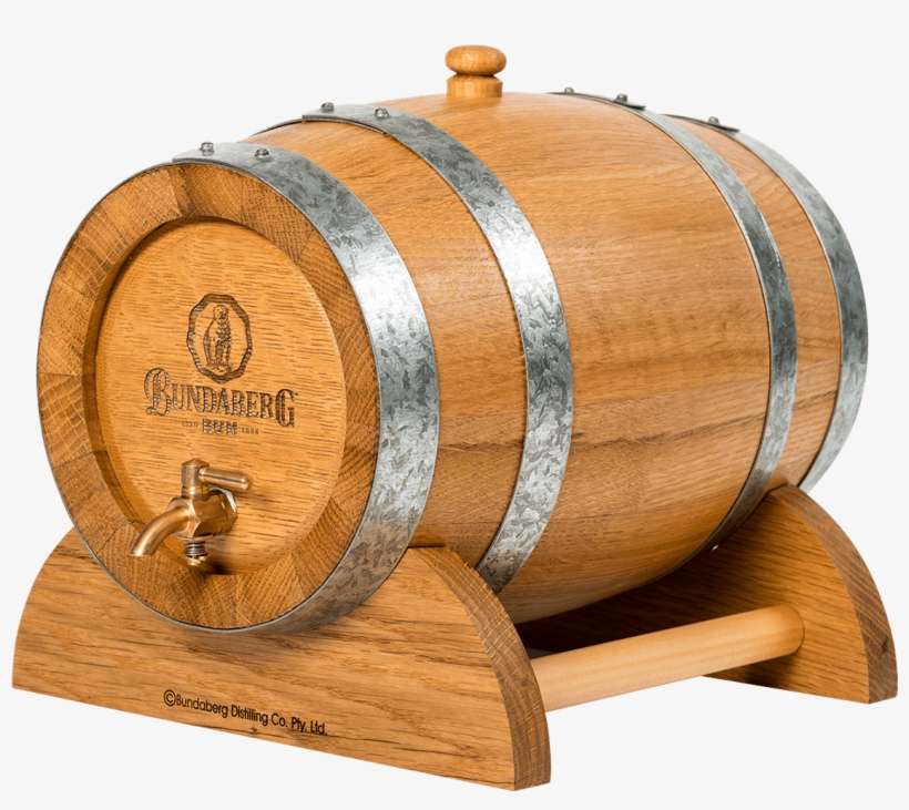 Industrial 4l Barrel - Bundaberg Rum Oak Barrel PNG Image | Transparent ...