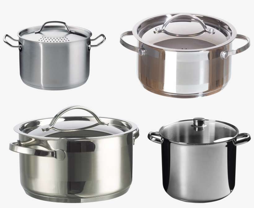 Download Cooking Pan Png Image - Stainless Steel Cookware Png ...