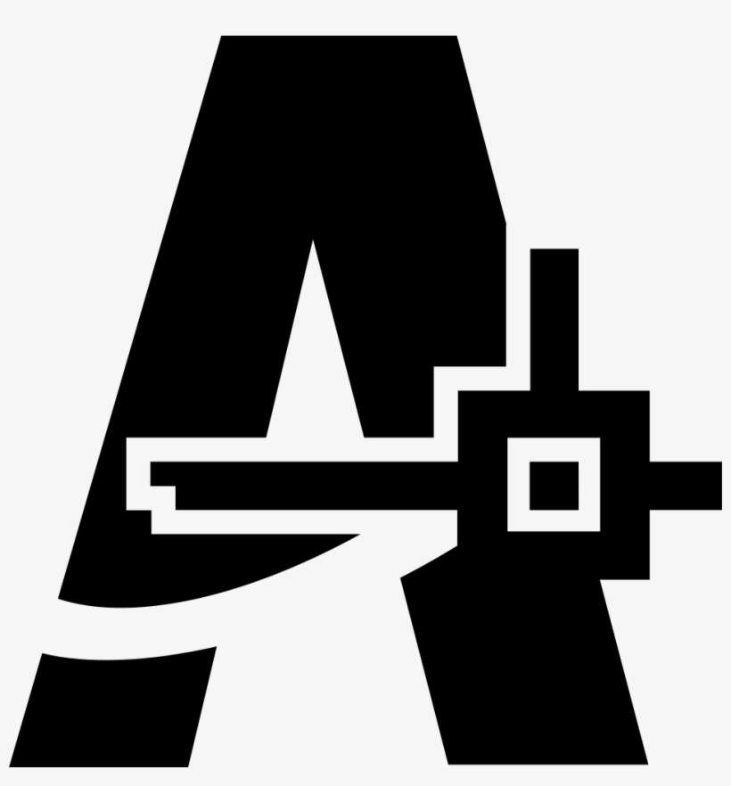 Download Autocad Symbol Png - Autocad En Blanco Y Negro | Transparent ...
