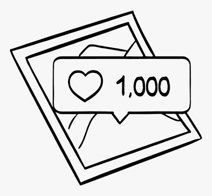 Vector Download Drawing Works Instagram - Line Art PNG Image ...