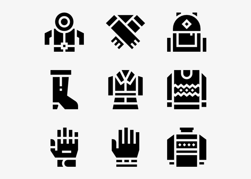 Winter Clothes And Accesories - Emblem PNG Image | Transparent PNG Free ...