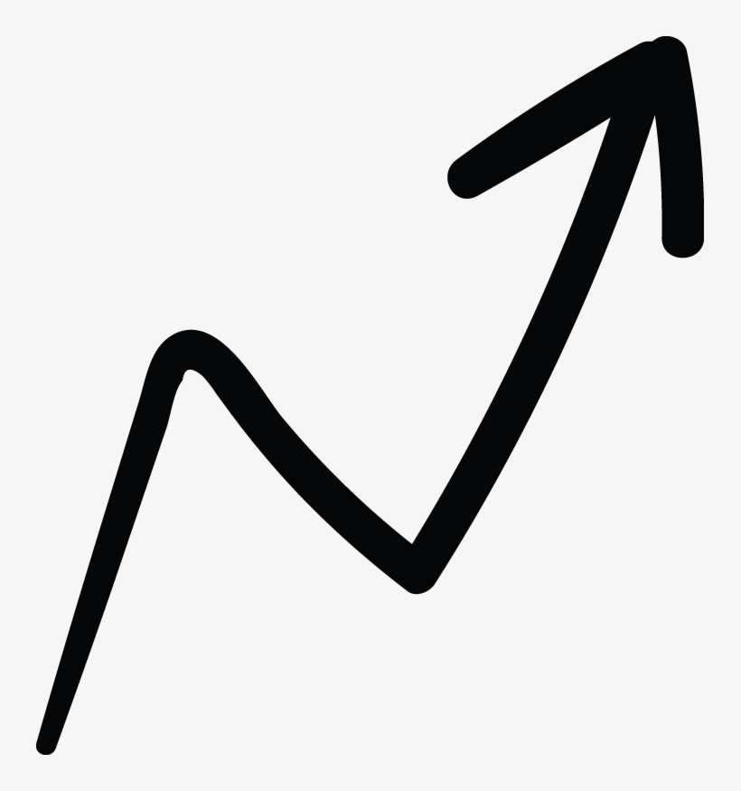 Up Arrow Zigzag Line Doodle PNG Image | Transparent PNG Free Download ...