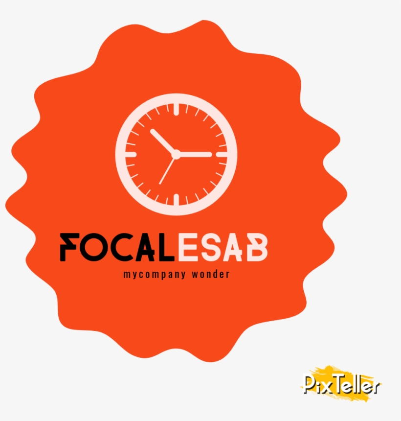 Pixbot Logo Design Branding Logo Circular Wavy Border - Logo PNG Image ...