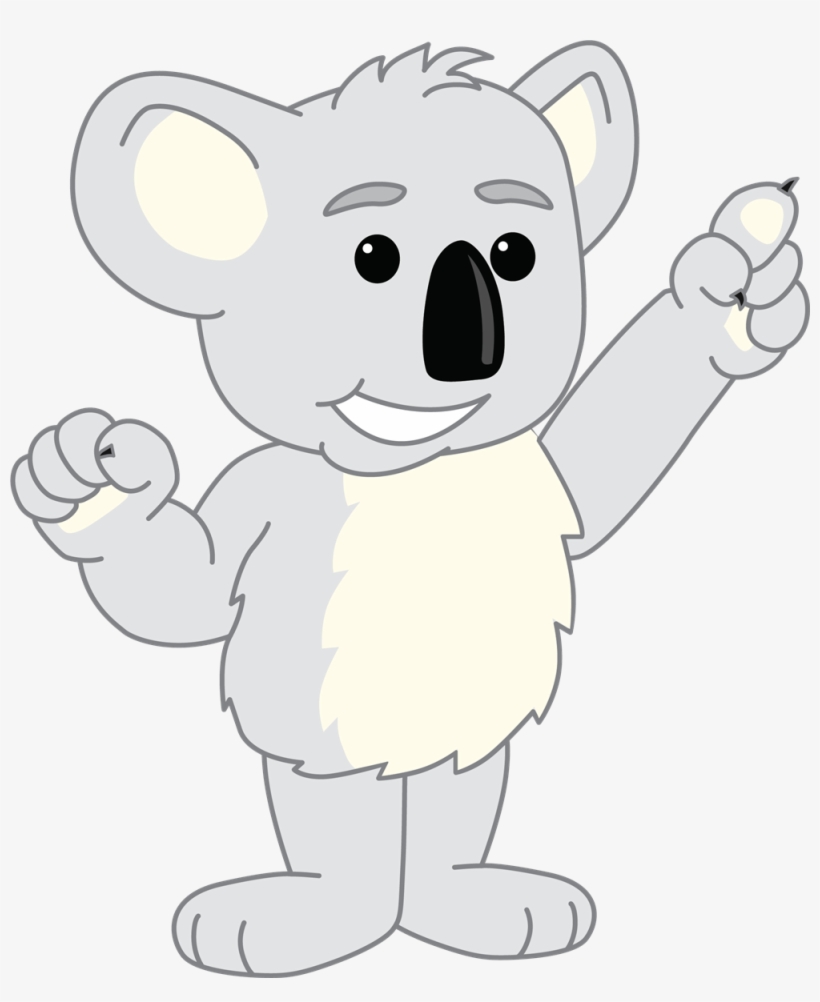 Koala Pointing - Cartoon PNG Image | Transparent PNG Free Download on ...
