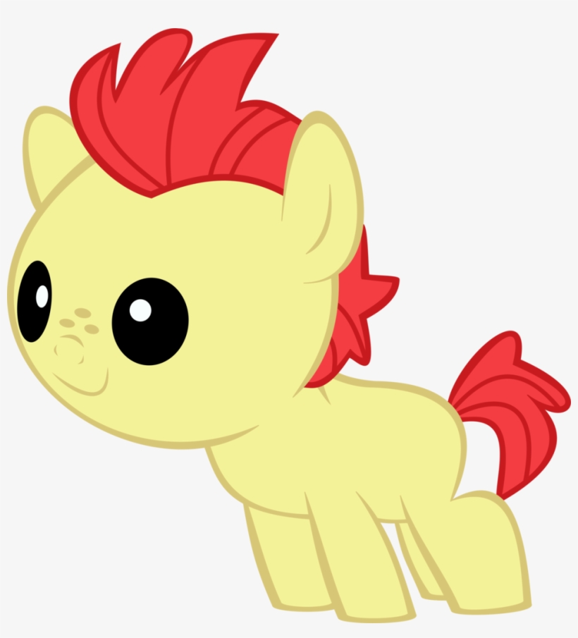 Vector Download Artist Red Baby Pony Mac Cute - Mlp Bright Mac Small ...
