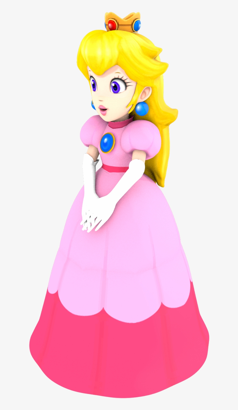 Birdorpgadventure64 Renderart Peachpose1-10001 - N64 Princess Peach PNG ...