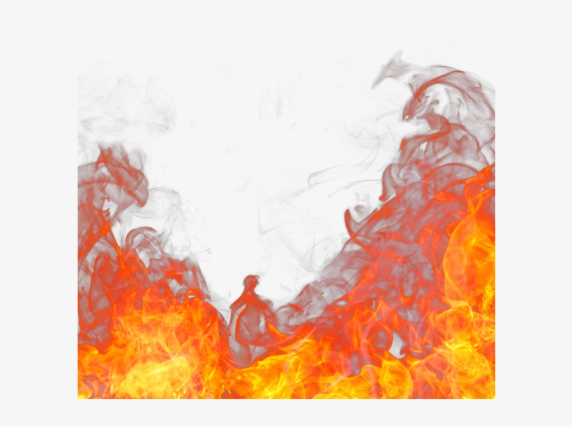 Flame White Background Png