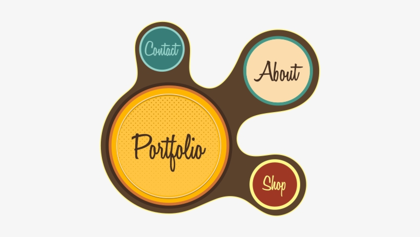 Clipart Free Download Web For Portfolio Website Free - Circle PNG Image ...