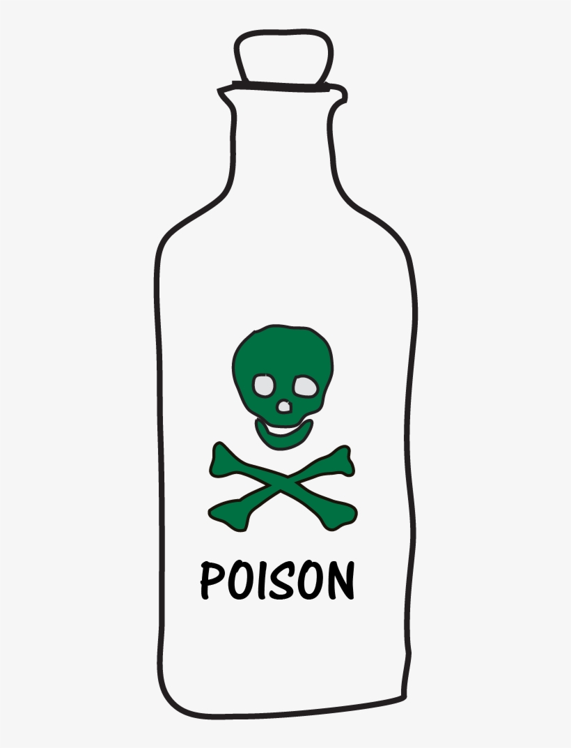 Download Drawing Of Bottle Labeled Poison - Easy To Draw Poison Bottle ...