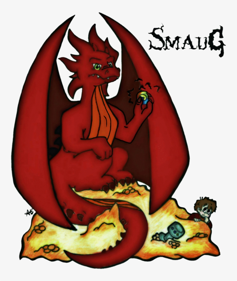 Hobbit Clipart Cute - Smaug Clip Art Hobbit PNG Image | Transparent PNG ...