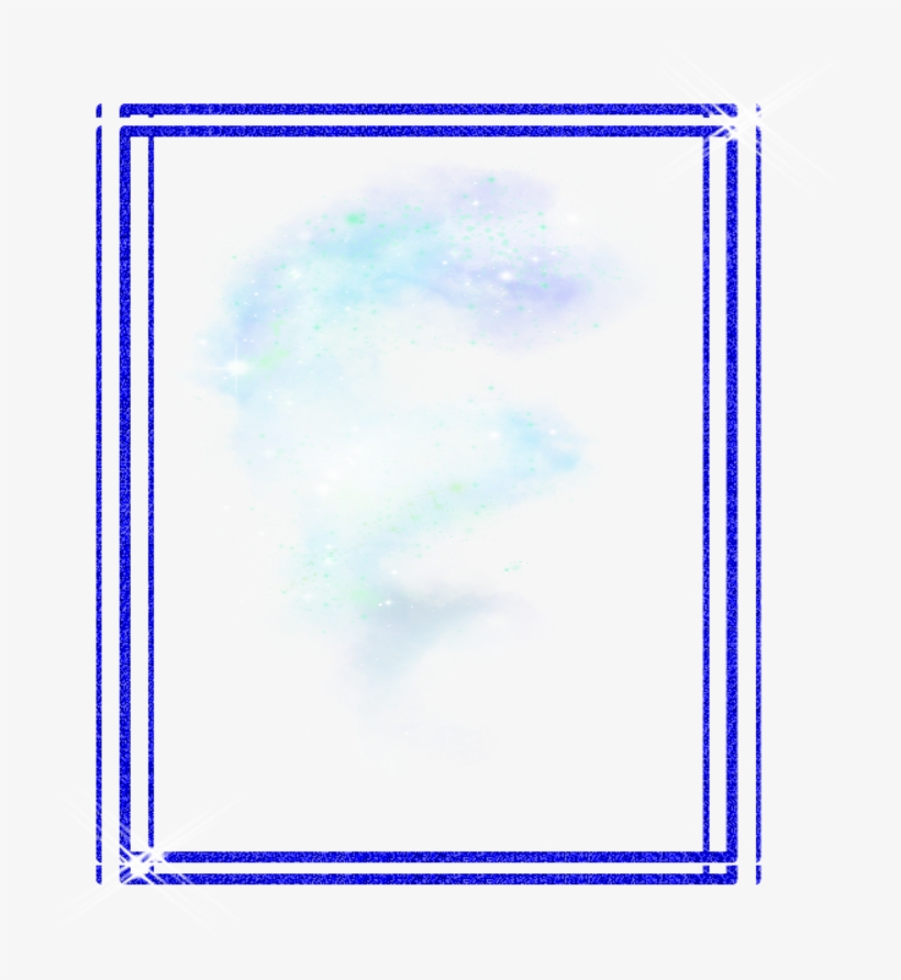 Download Mq Blue Dust Smoke Frame Frames Border Borders - Colorfulness ...