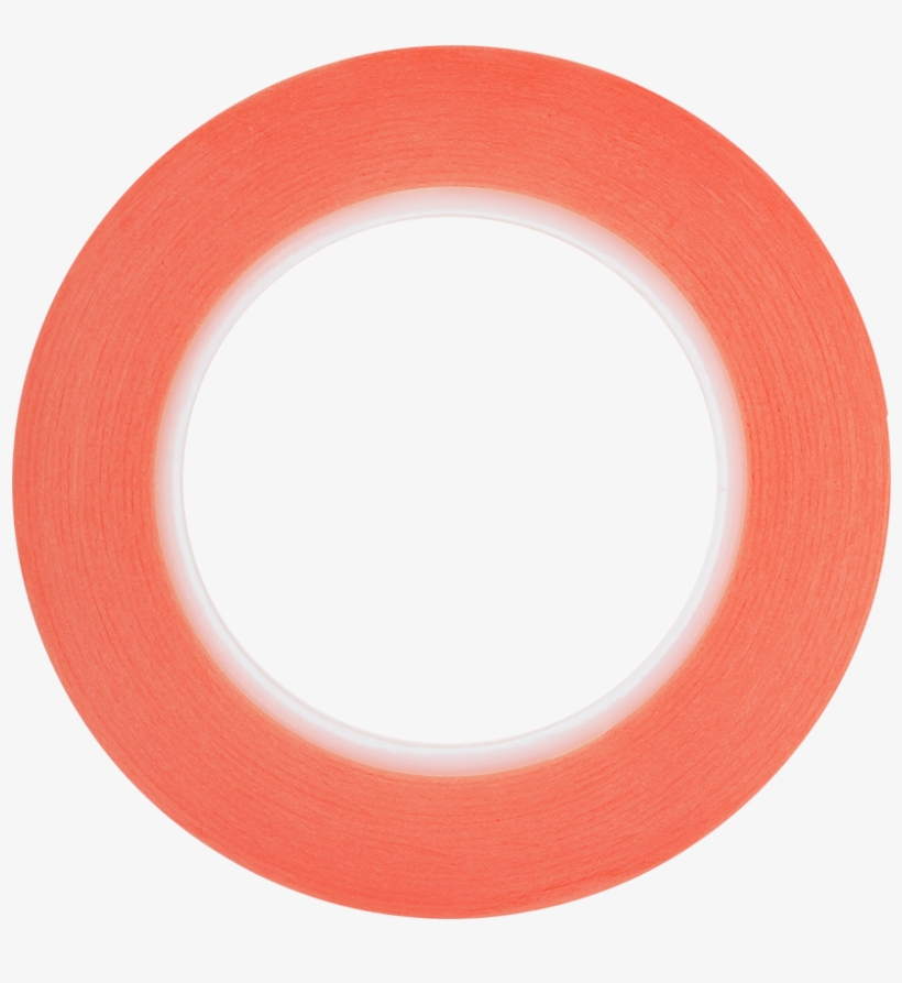 3mm Premium Red Double Sided Adhesive Roll - Circle PNG Image ...