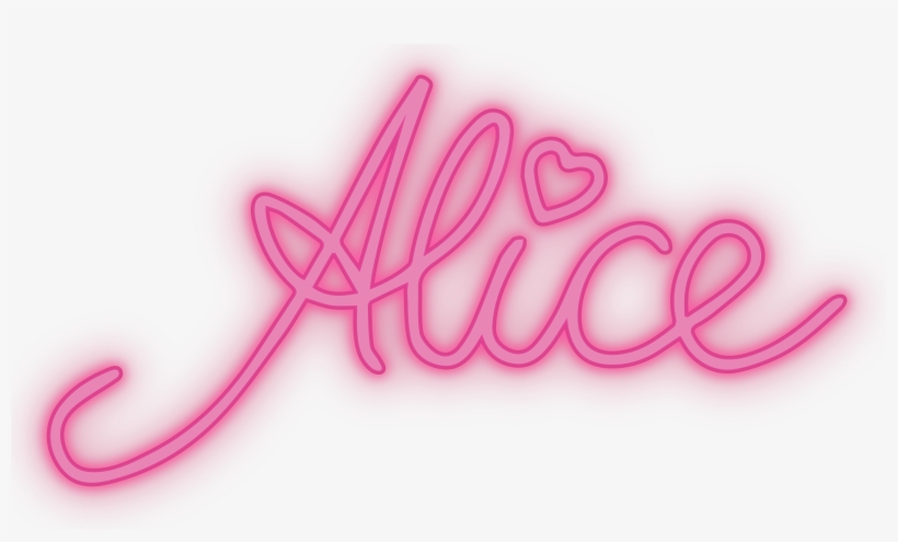 Alice Neon Transparent - Neon Transparent PNG Image | Transparent PNG ...