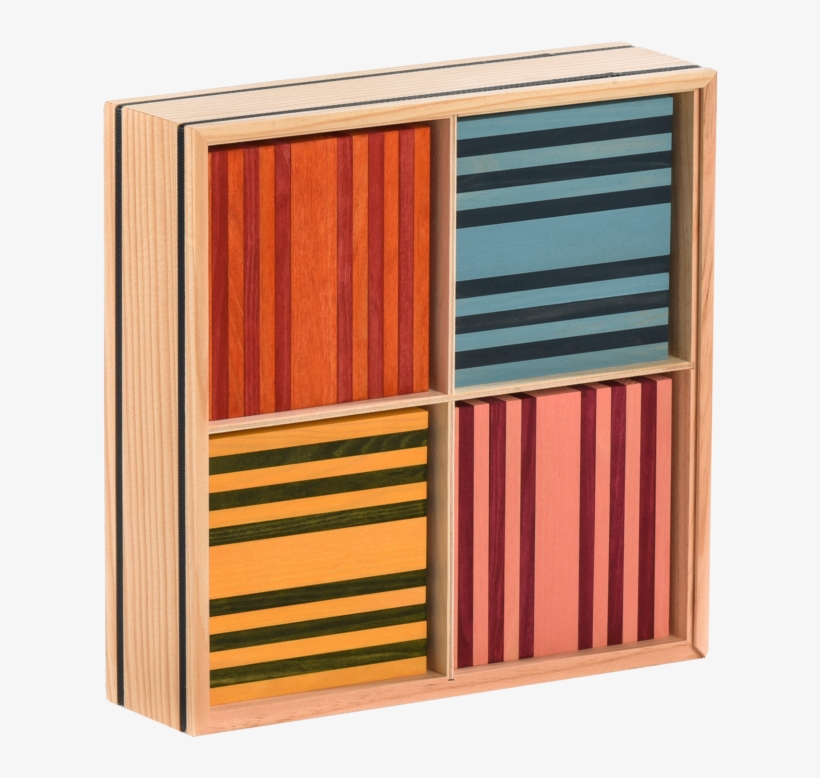 100 Octocolour Wooden Plank Set - Kapla Toy PNG Image | Transparent PNG ...