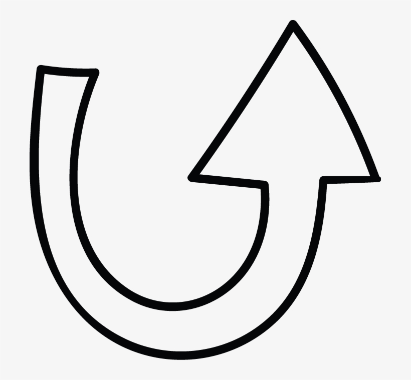 U Shape Arrow Doodle PNG Image | Transparent PNG Free Download on SeekPNG