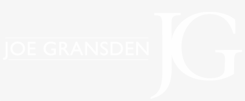 Joe Gransden Logo Wide White Transparent 1080px - Bishop Perowne Church ...