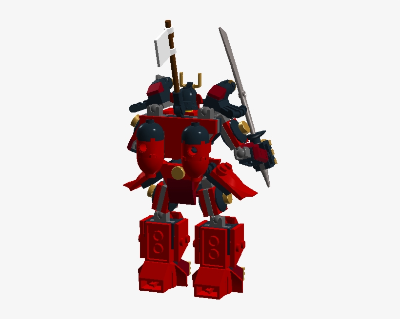 Download Samurai Micro Mech Back - Mecha | Transparent PNG Download ...