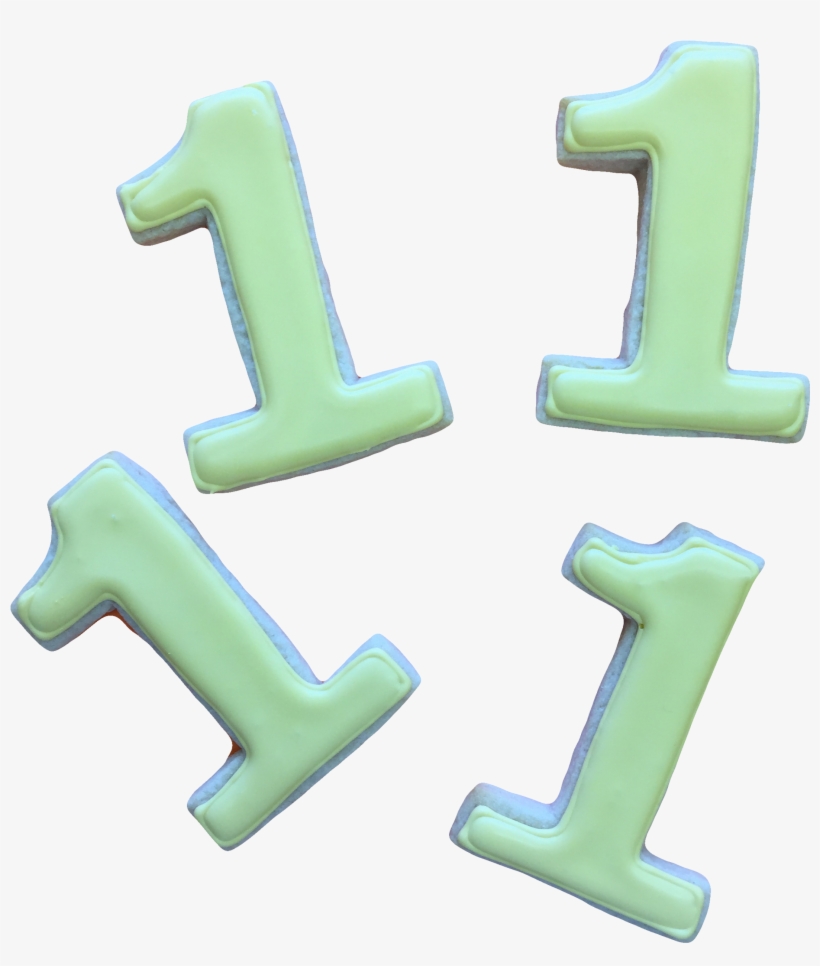 Royal Icing Number Cookie - Cufflink PNG Image | Transparent PNG Free ...